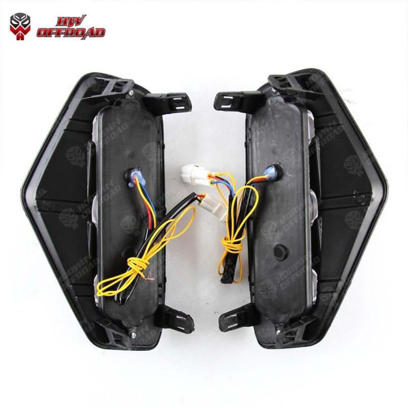 3 Color Daytime Running Lights LED Streamer Turning Car Highlight Fog ...
